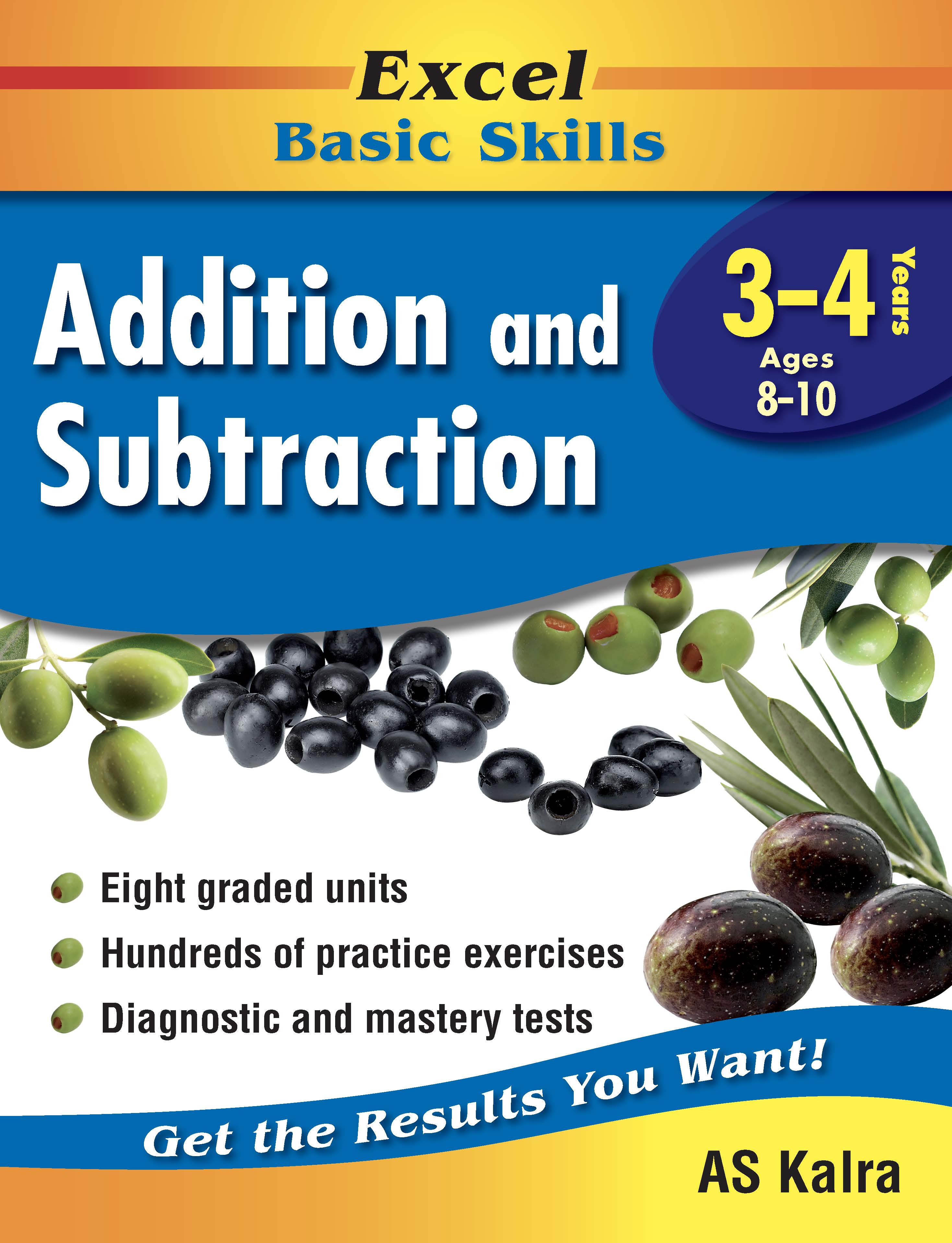 Excel Basic Skills - Addition and Subtraction Years 3-4