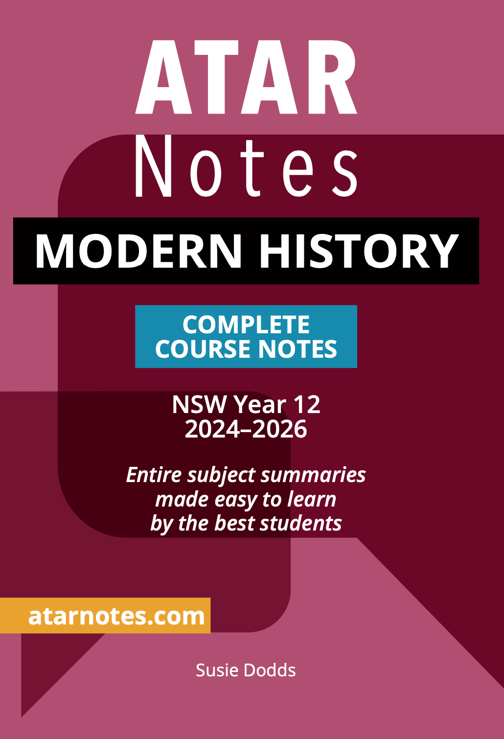 ATAR Notes HSC Year 12 Modern History Complete Course Notes (2024-2026 ...
