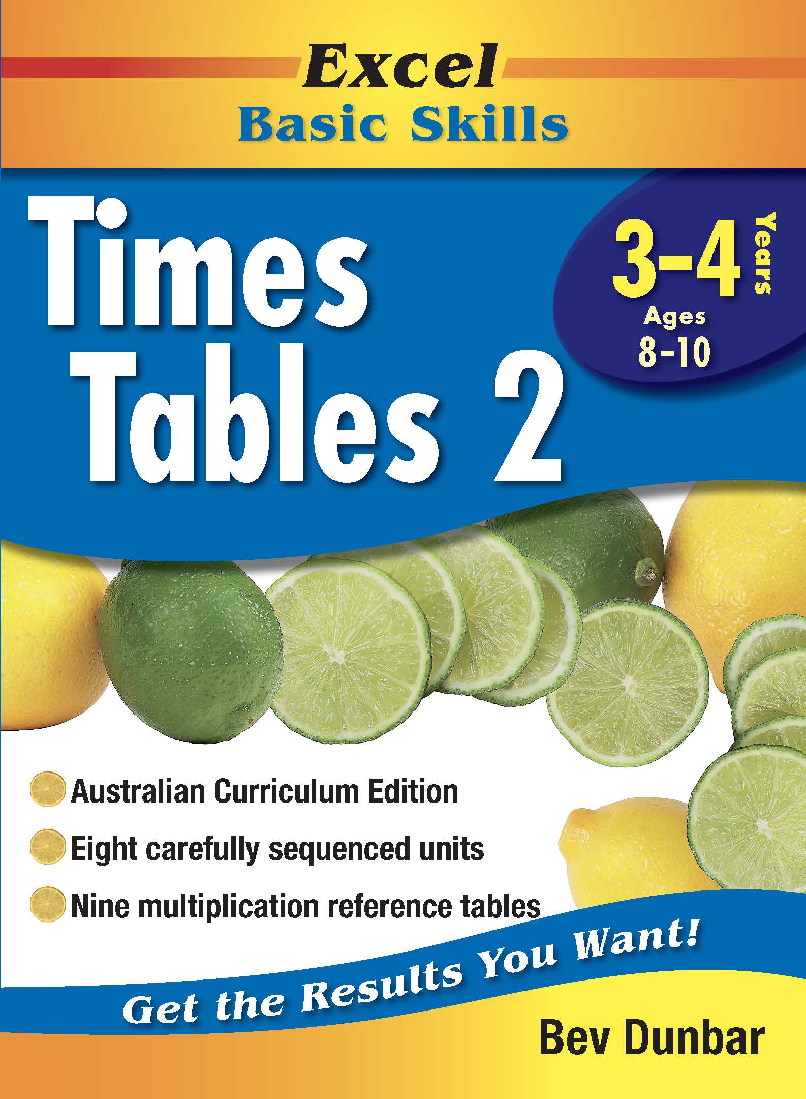 Excel Basic Skills - Times Tables 2 Years 3-4