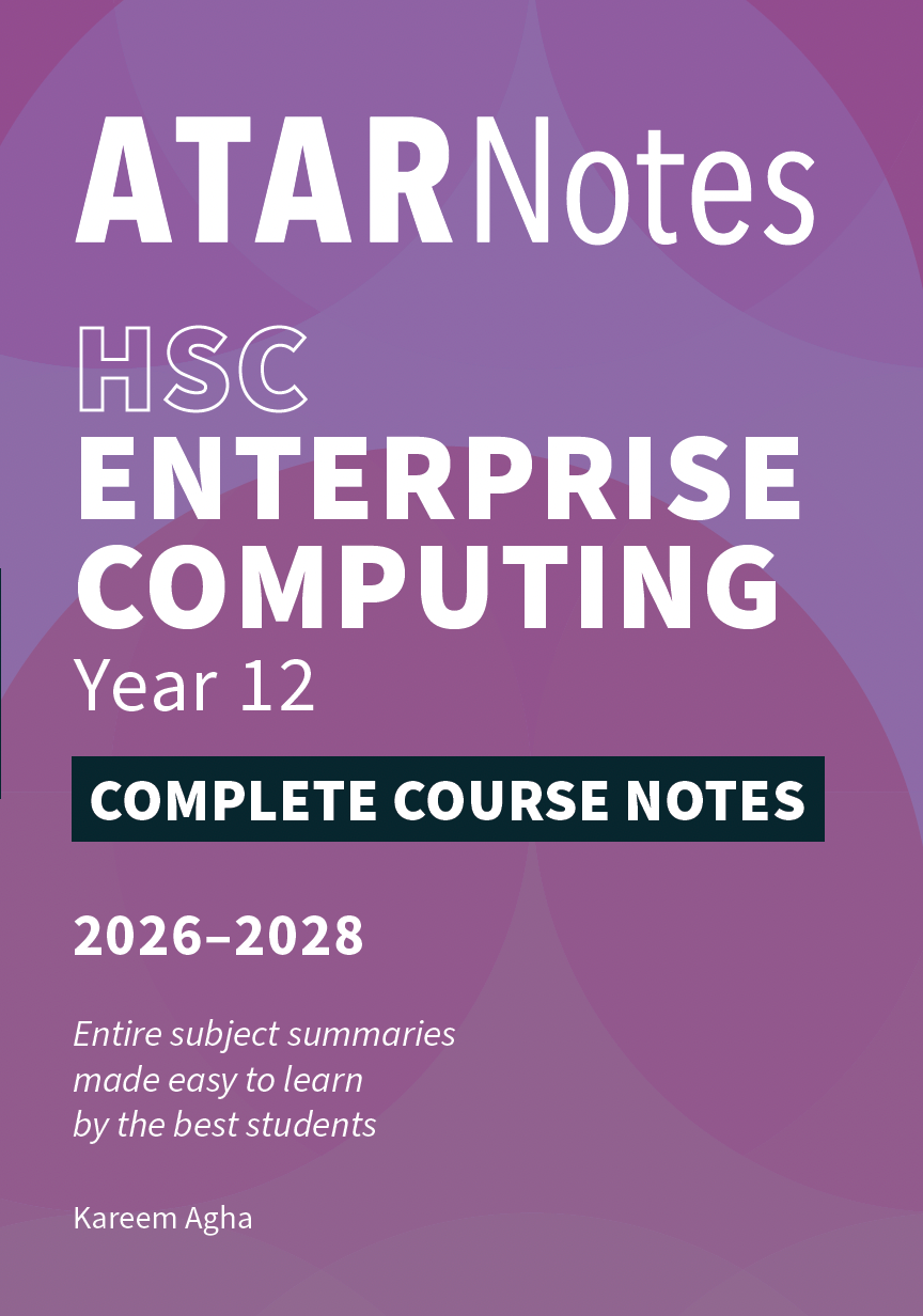 ATAR Notes HSC Year 12 Enterprise Computing Complete Course Notes (202 ...